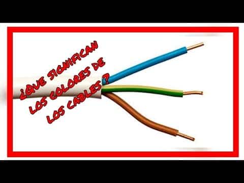 Descubre el significado de cada color de cable eléctrico y detallada