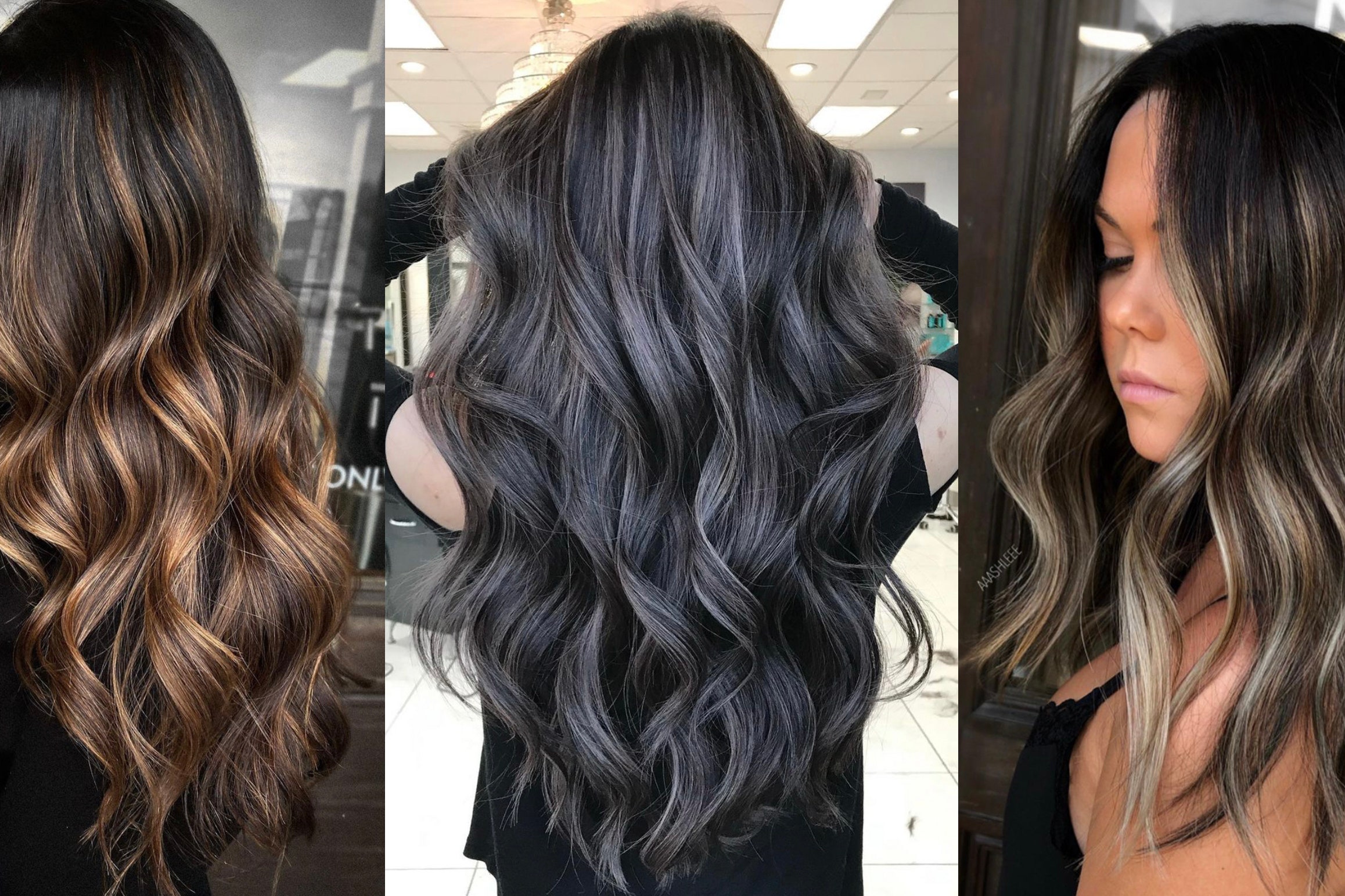 Cabello negro: ¿qué color de mechas le queda mejor?