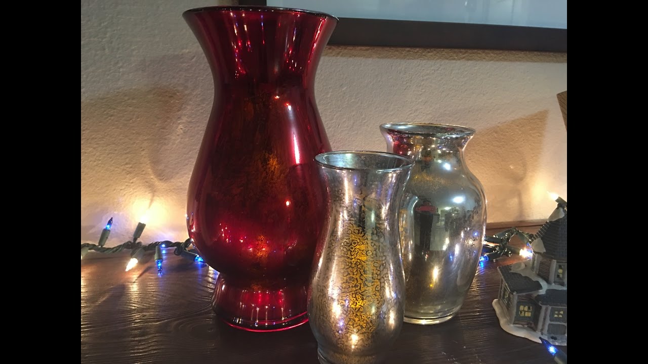 Cómo pintar jarrones de vidrio