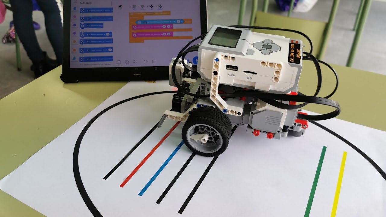 Cómo usar el sensor de color EV3 en proyectos robóticos