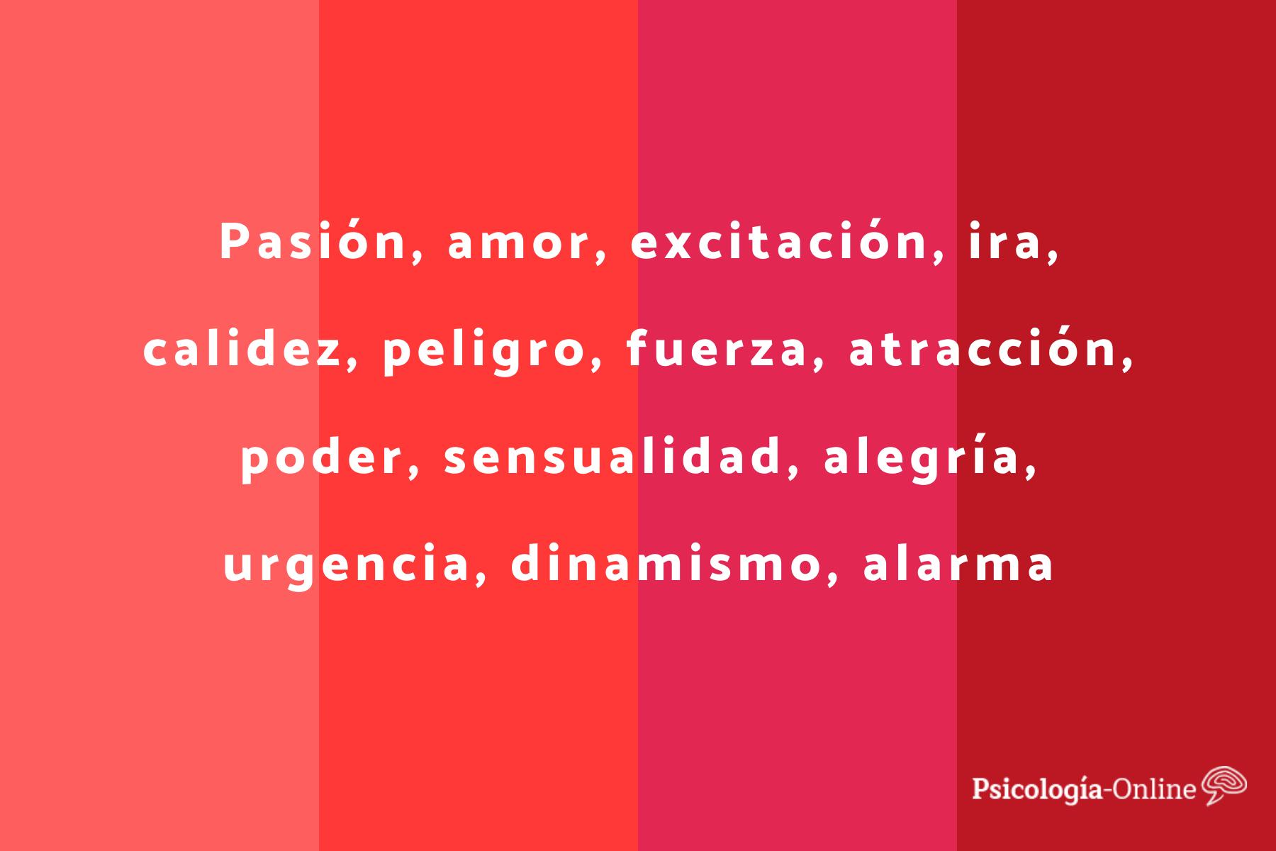 Cuántos tipos de color rojo hay y su significado emocional